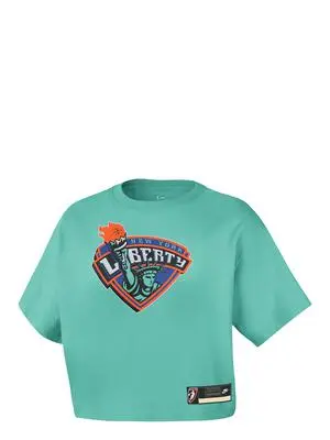 Nike New York Liberty Court Origins Wnba T-shirt - Mint