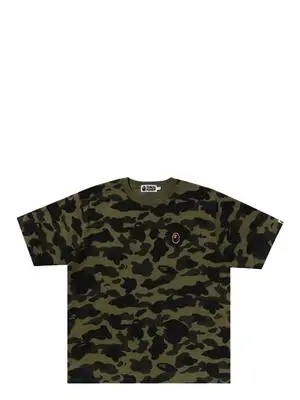 A BATHING APE 1st Camo One Point Tee - Green