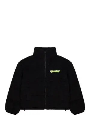 SP5DER Sherpa Puffer Jacket - Black