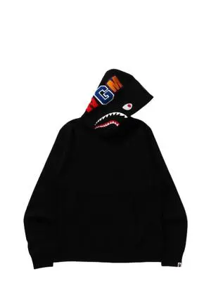 A BATHING APE Shark Pullover Hoodie - Black