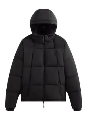 Kith Wrinkle Nylon Midi Puffer Jacket - Black