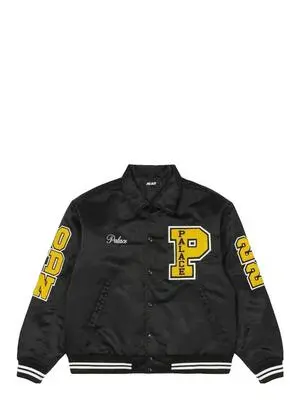 PALACE Satin Varsity Jacket - Black