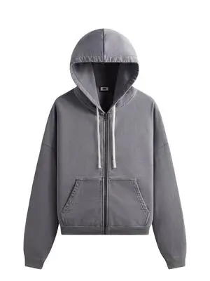 Kith Soft Brushed Terry Full Zip Hoodie - Influence