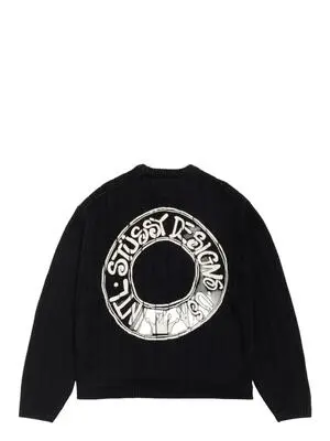 StÜssy Buana Logo Sweater - Black