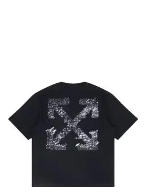 OFF-WHITE Off-white Paint Splatter Arrow Diag Fit T-shirt 'black'