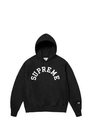 Supreme Champion Hooded Sweatshirt - Black