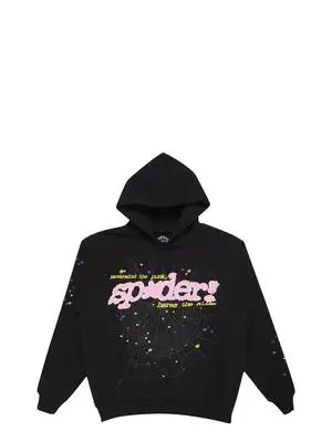 SP5DER P*nk V2 Hoodie - Black