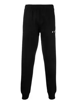 Off-White Hands Off Cotton Track Pants 'black - White