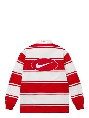Supreme X Nike Stripe Rugby - Red