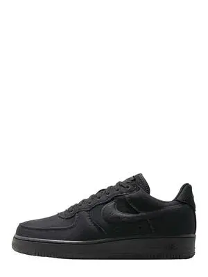 Nike Force 1 Low Canvas Sneakers - Black