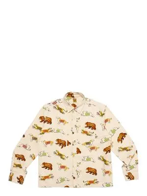 HUMAN MADE Human Made X Kaws Animal Patterned Shirt 'white'