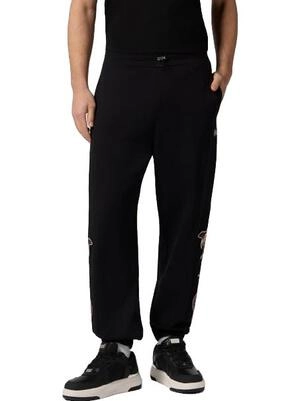 Philipp Plein Jogging Pants Tattoo Patches - Black