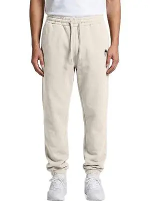 DALIX Astronaut Midweight Fleece Regular Fit Track Pants Ecru