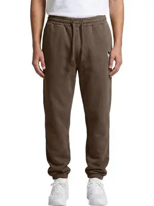 DALIX Astronaut Midweight Fleece Regular Fit Track Pants Walnut