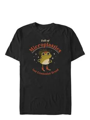 LOST GODS Frog Full Of Microplastics Graphic T-shirt - Black