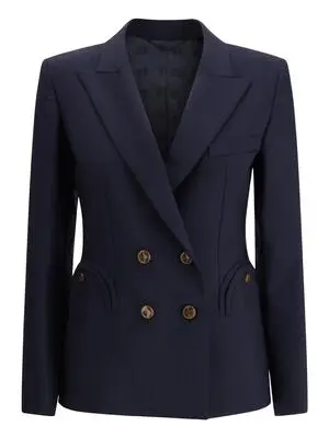 BLAZÉ MILANO Charmer Double-breasted Blazer - Black
