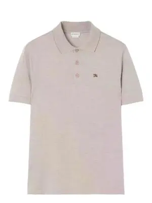 Burberry Metal Knight Cotton Polo Shirt - Grey