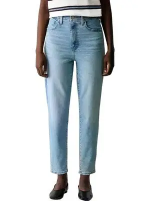LEVI'S High-waisted Tapered Jeans - Blue