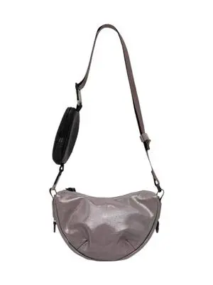 Rains Mini Valera Crinkled-finish Pouch-detail Shoulder Bag - Grey