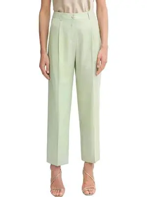MORGAN Button-detail Trousers - Green