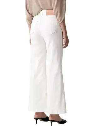 VICOLO Cristina Wide-leg Jeans - White