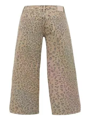CITIZENS OF HUMANITY Citizens Of Humanity Leopard-Print Straight-Leg Jeans