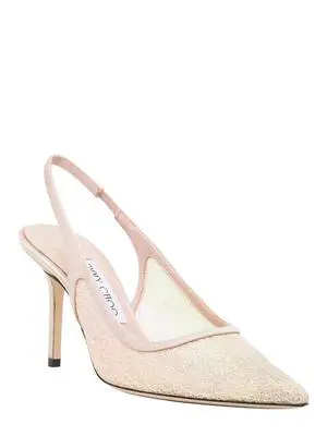JIMMY CHOO Love Slingback 65 Pumps - Neutrals