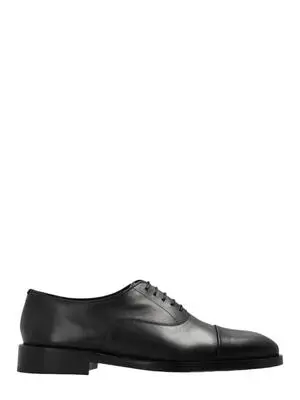 Paul Smith Garson Cap-toe Leather Oxford Shoes - Black