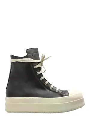 Rick Owens Mega Bumper High Top Sneakers - Brown