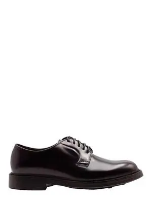 DOUCAL'S Leather Derby Shoes - Red