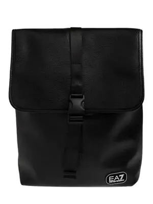 EA7 Logo-patch Backpack - Black