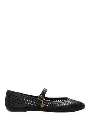 Michael Kors Nellie Perforated Ballet Flats - Black