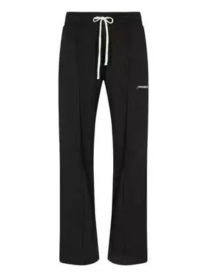 HINNOMINATE Logo-print Drawstring Track Pants - Black