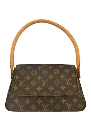 LOUIS VUITTON Monogram Mini Looping Shoulder Bag - Brown