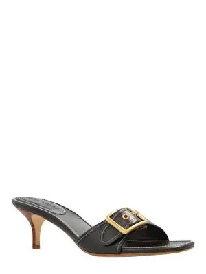 COACH Margot Buckle-detail Sandals - Brown