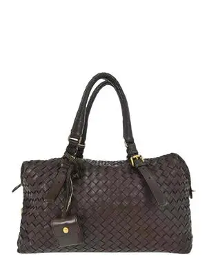 Bottega Veneta Intrecciato Travel Bag - Brown