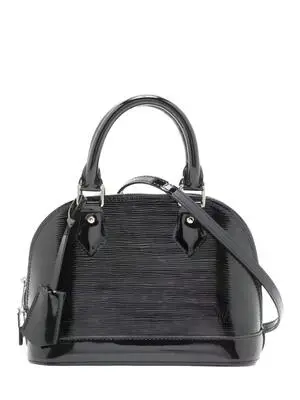 LOUIS VUITTON Electric Epi Alma Bb Satchel - Black