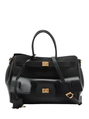Balenciaga Bel Air Carry All Tote Satchel - Black