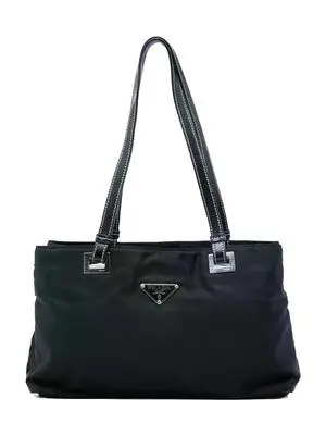 Prada Tessuto Tote Bag - Black