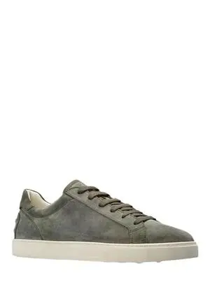TOD'S Suede Lace-up Sneakers - Green
