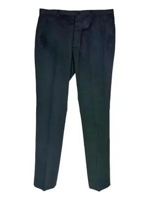 MAISON MARGIELA Slim-fit Pinstriped Trousers - Blue