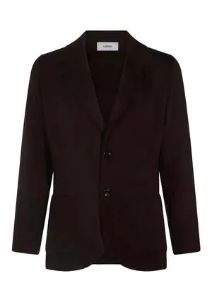 LARDINI Wool Button-up Jacket - Brown