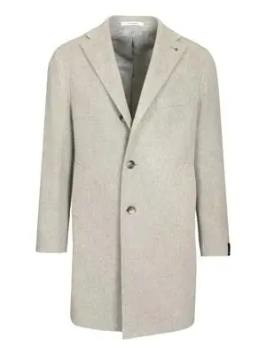 Tagliatore Bruce Single-breasted Coat - Grey