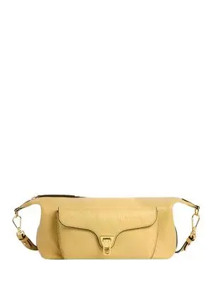 COCCINELLE Coccinelle Beat Generation Grainy Leather Medium Shoulder Bag Yellow