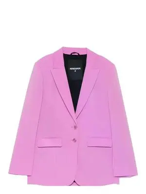 Patrizia Pepe Buttoned Single-breasted Blazer - Pink