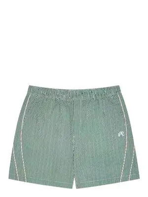 MALBON Valero Striped Shorts - Green