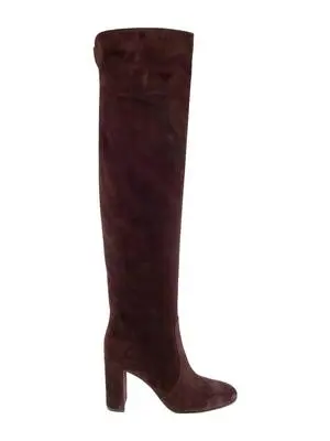 GIANVITO ROSSI Glen Suede Boots - Red