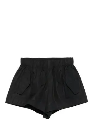 Wardrobe.NYC Elasticated Waistband Shorts - Black