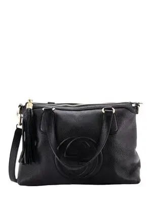Gucci Soho Convertible Top Handle Bag - Black