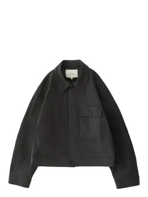 Studio Nicholson Drey Flap-pocket Cotton Jacket - Black